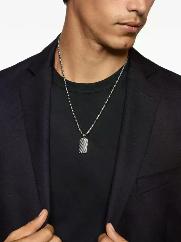 David Yurman Chevron Tag Pendant