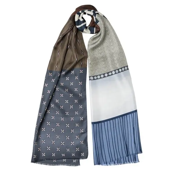 ELIZABETTA MADE IN ITALY Atri Long Silk Scarf