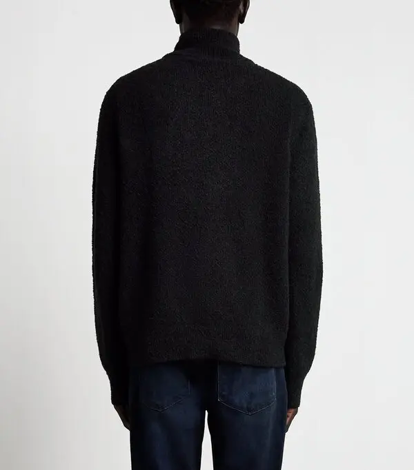 Paige Wool-blend Bouclé Donover Quarter-zip Sweater