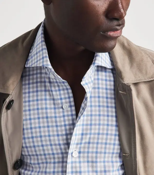 BARBA NAPOLI Cotton Check Shirt