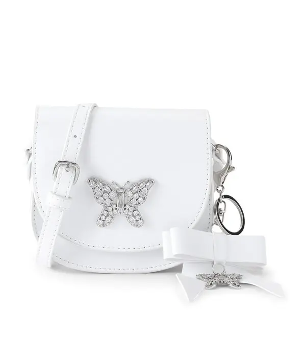 ARUNA SETH Vegan-leather Luna Cross-body Bag - White