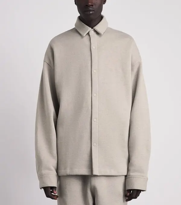 Fear Of God Fleece Embroidered Logo Overshirt