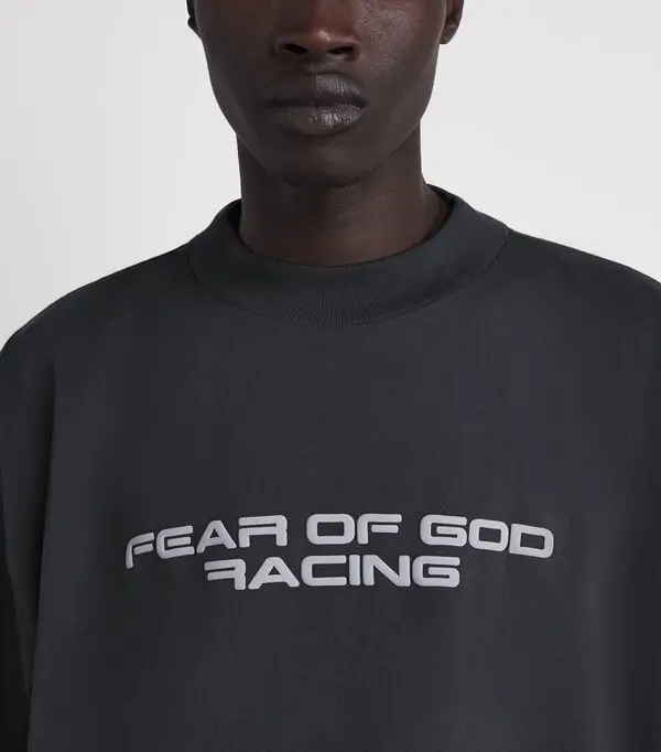 Fear Of God Cotton Printed Oversized T-shirt
