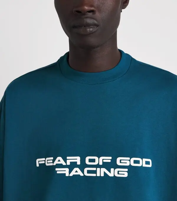 Fear Of God Cotton Printed Oversized T-shirt
