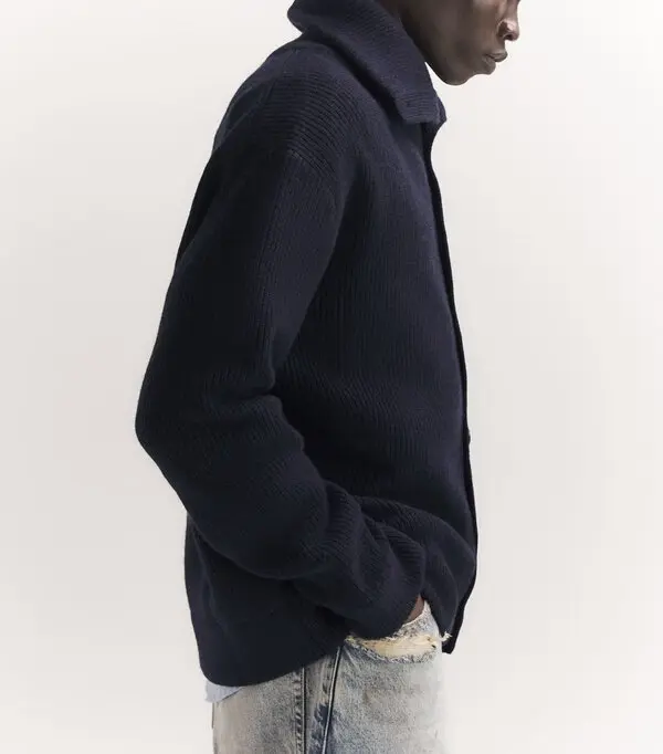 WOOYOUNGMI Wool-yak High-neck Cardigan