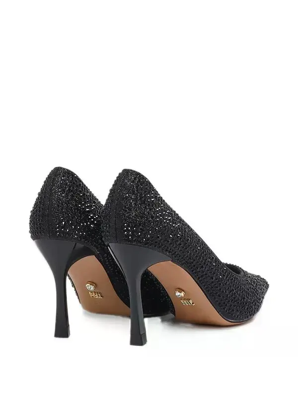 TWENTY FOURHAITCH Teylor Crystal-embellished Pointed-toe Heeled Pumps