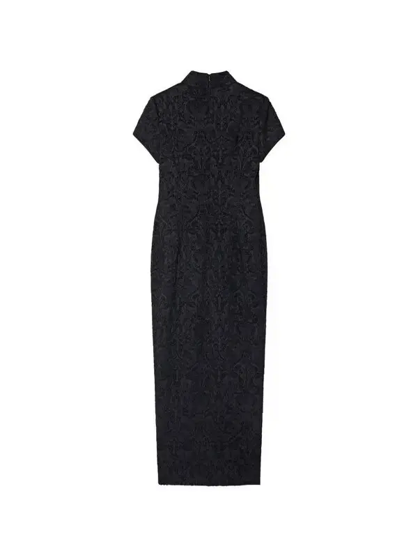 Shanghai Tang Qipao Side-slit Maxi Dress
