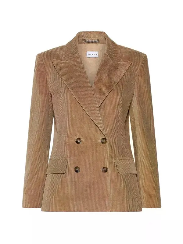 Marella Double-breasted Corduroy Blazer