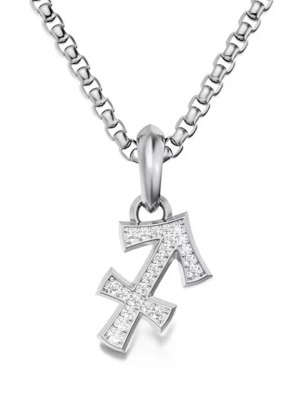 David Yurman Sagittarius Diamond Pendant