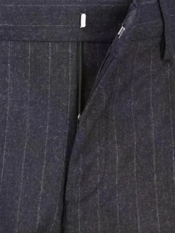 LARDINI Pinstripe-pattern Double Breasted Suit
