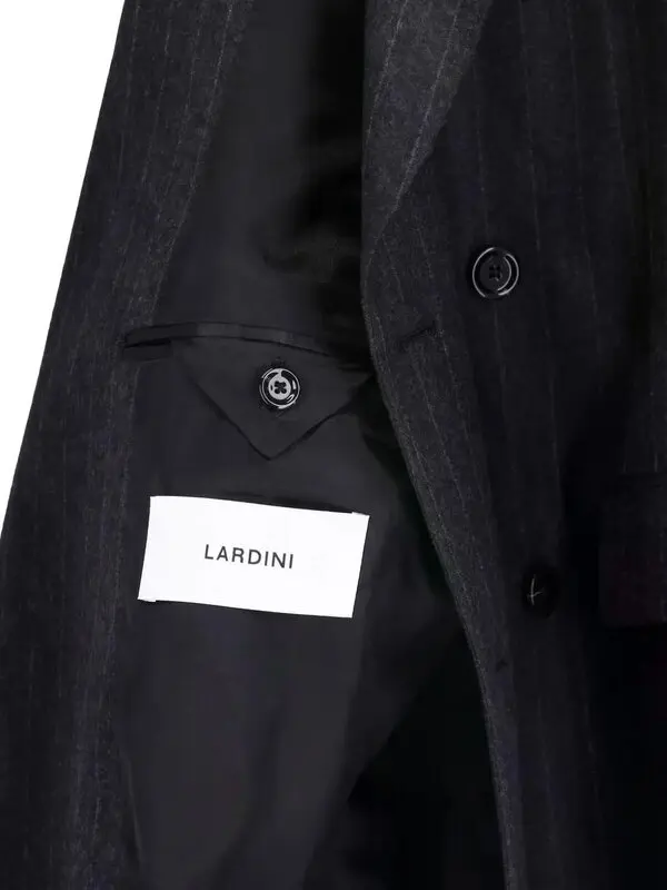 LARDINI Pinstripe-pattern Double Breasted Suit