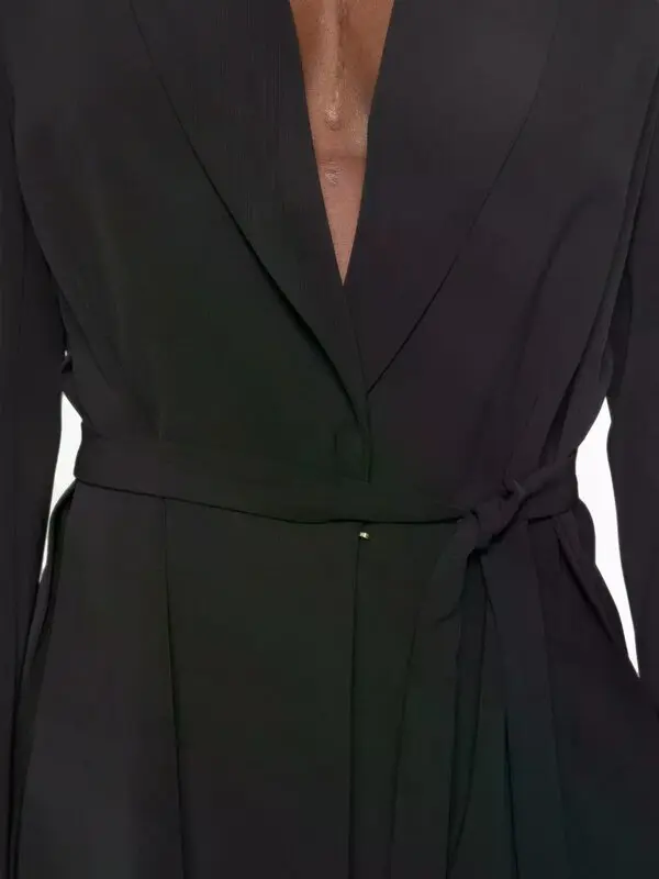 Imperial Belted Shawl-lapel Jacket