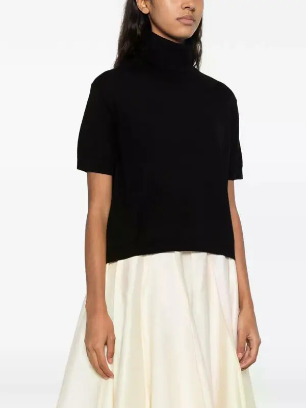 N°21 Short-sleeve Turtleneck Sweater