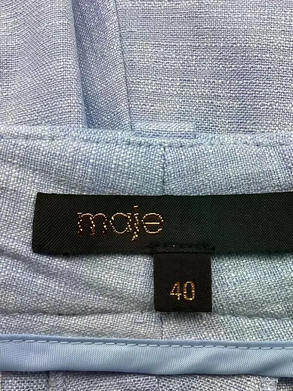 Maje High-rise Wide-leg Trousers