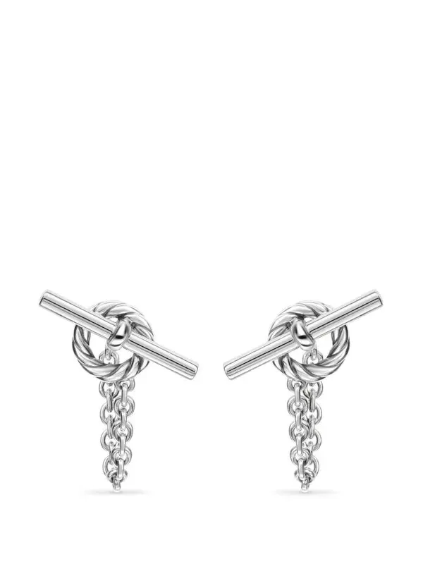 David Yurman Dy Mercer® Bold Toggle-chain Stud Earrings