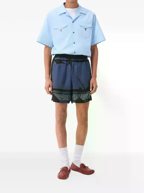 Versace Greca-print Shorts