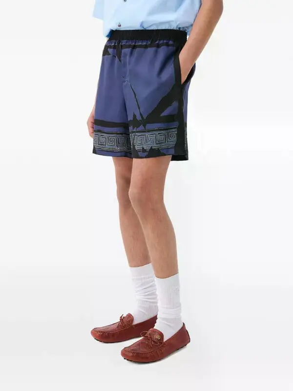 Versace Greca-print Shorts