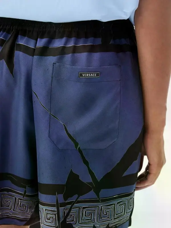 Versace Greca-print Shorts