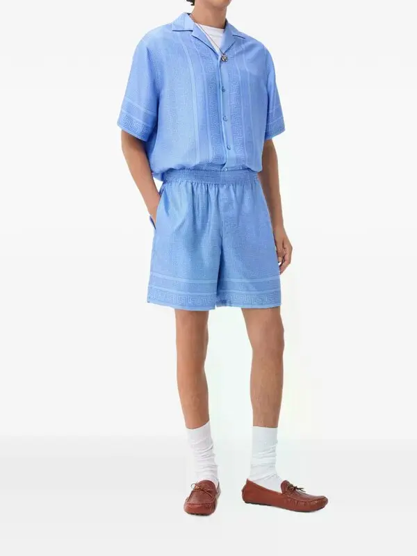 Versace Greca-print Bermuda Shorts