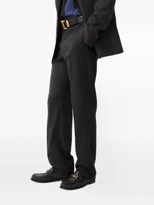 Versace Pressed-crease Tailored Trousers