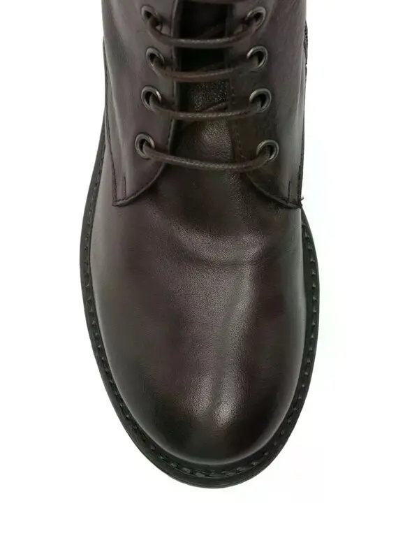 PAOLA PARISI Buckle-strap Lace-up Boots