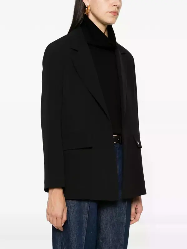 PLEASE Notched-lapel Flap-pocket Blazer