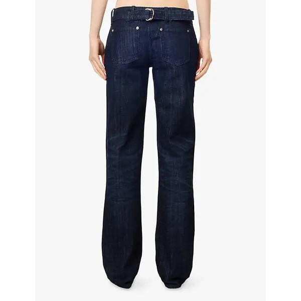 PEACHY DEN Ruby Straight-leg Denim Jeans