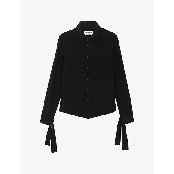 Zadig&Voltaire Turma Wrist-tie Silk Shirt
