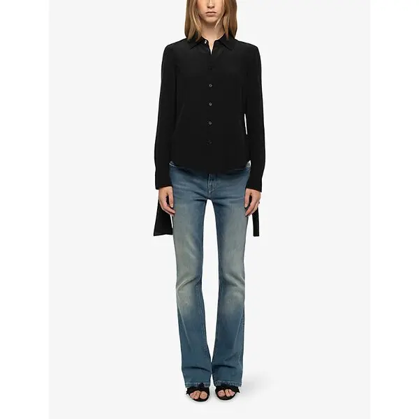 Zadig&Voltaire Turma Wrist-tie Silk Shirt