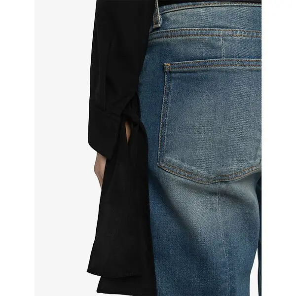 Zadig&Voltaire Turma Wrist-tie Silk Shirt