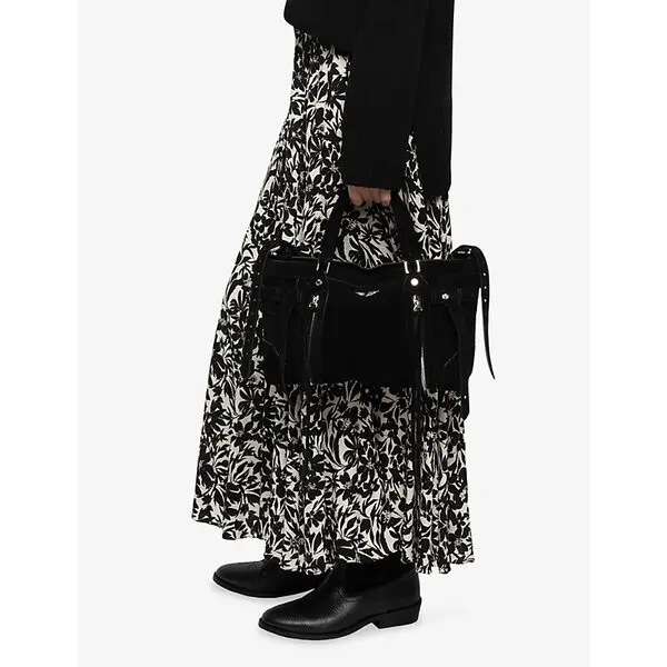 Zadig&Voltaire Joyo Graphic-print Woven Midi Skirt