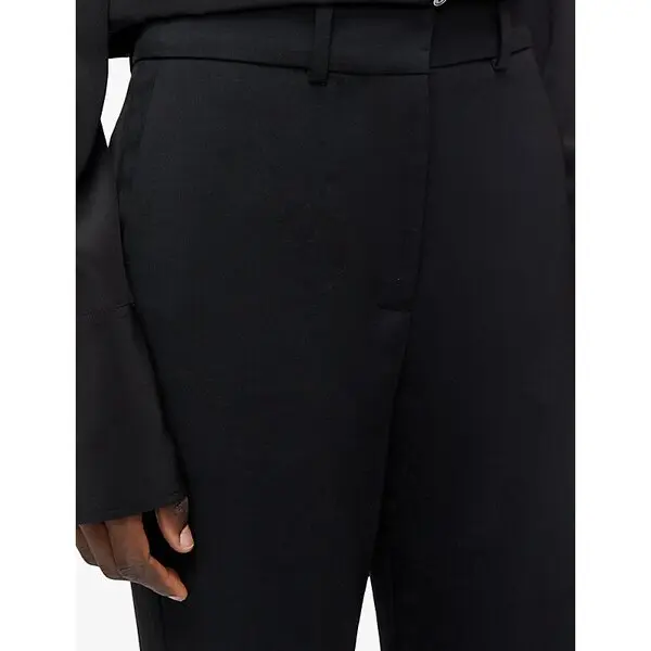 JOSEPH Morissey Flared-leg Mid-rise Stretch-wool Trousers
