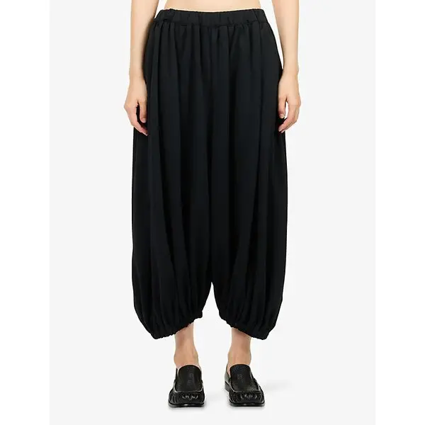 Comme Des Garçons Balloon-leg Crepe Trousers