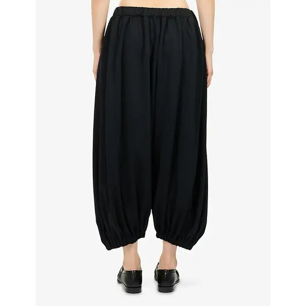 Comme Des Garçons Balloon-leg Crepe Trousers