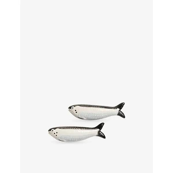 &KLEVERING Sardine Stoneware Salt And Pepper Shakers