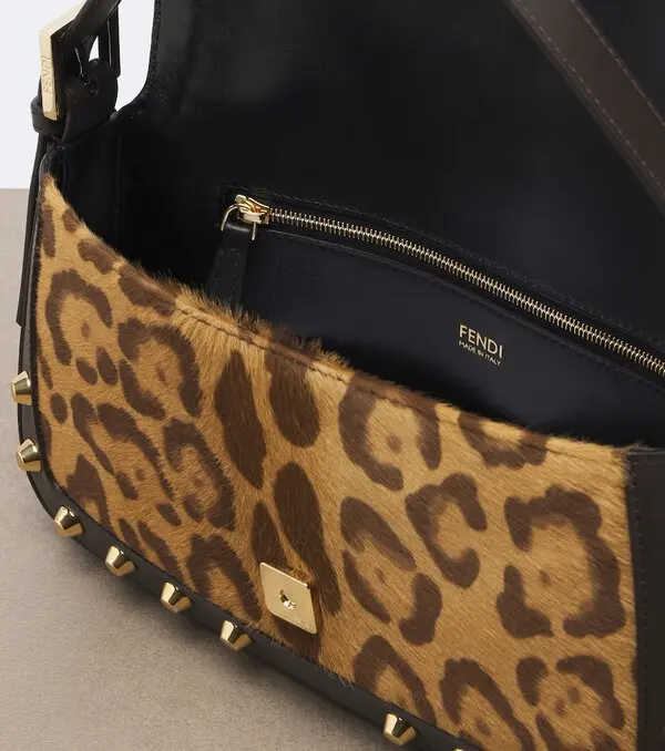 Fendi Baguette® 26424 Calf Hair Shoulder Bag