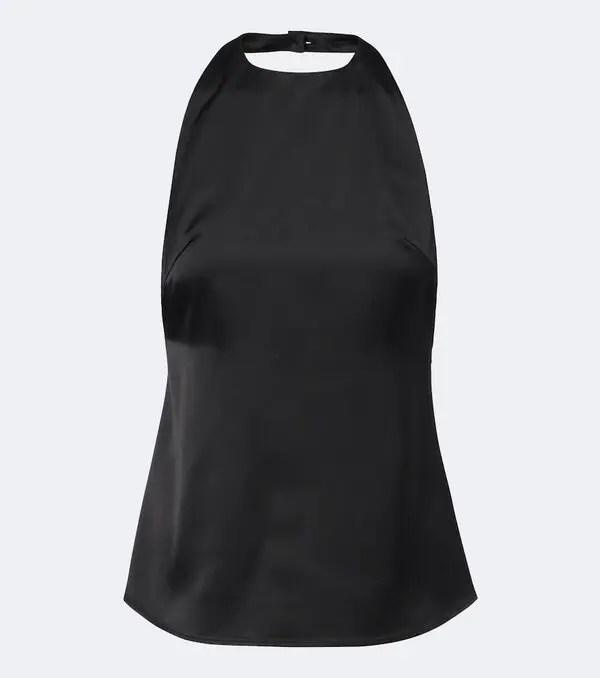 RÓHE Halterneck Satin Top