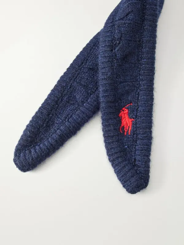 Polo Ralph Lauren Cable-knit Wool And Cashmere-blend Snood