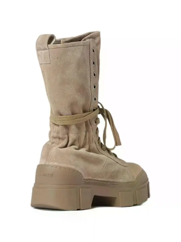 VIC MATIE Lace-up Suede Ankle Boots