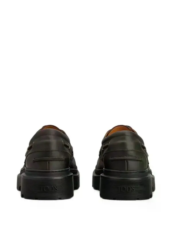 TOD'S Leather Boat Shoes