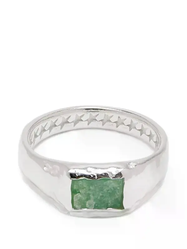 TWOJEYS Rectangular Tourmaline Ring