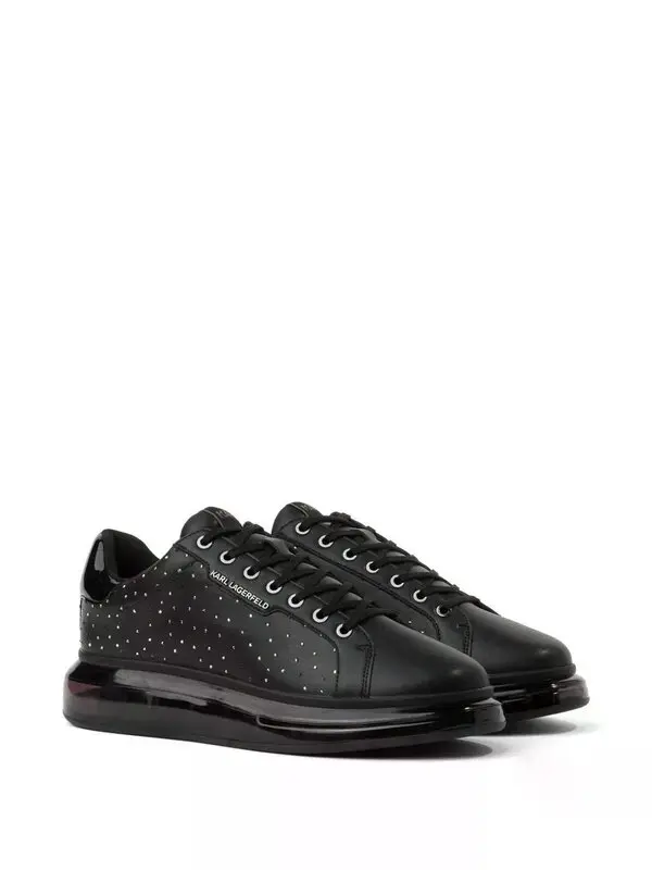 Karl Lagerfeld Kapri Rhinestone Leather Sneakers