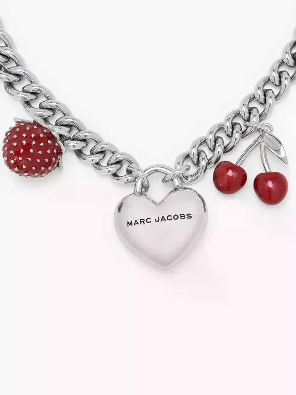Marc Jacobs Charm-embellished Curb-chain Necklace