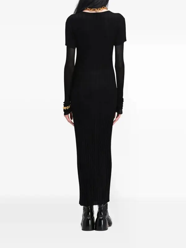 Marc Jacobs Sheer-layered Knit Maxi Dress