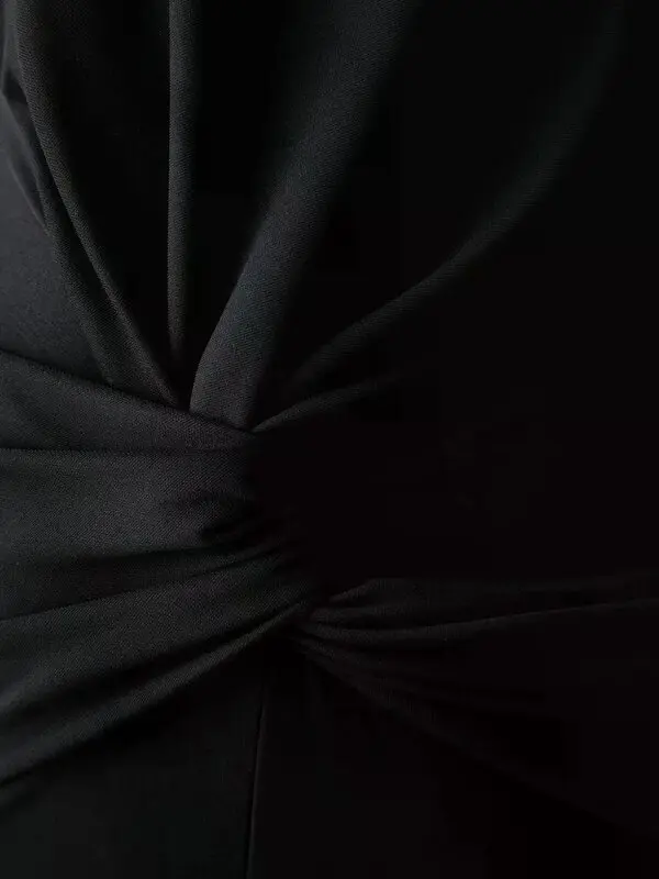 GAUDI Twist-detail Side-slit Maxi Dress