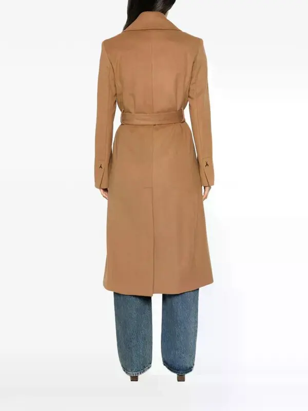 Patrizia Pepe Belted Notch-lapels Coat