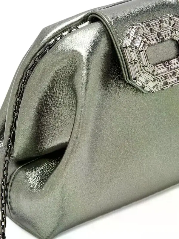 Amina Muaddi Camelia Clutch Bag