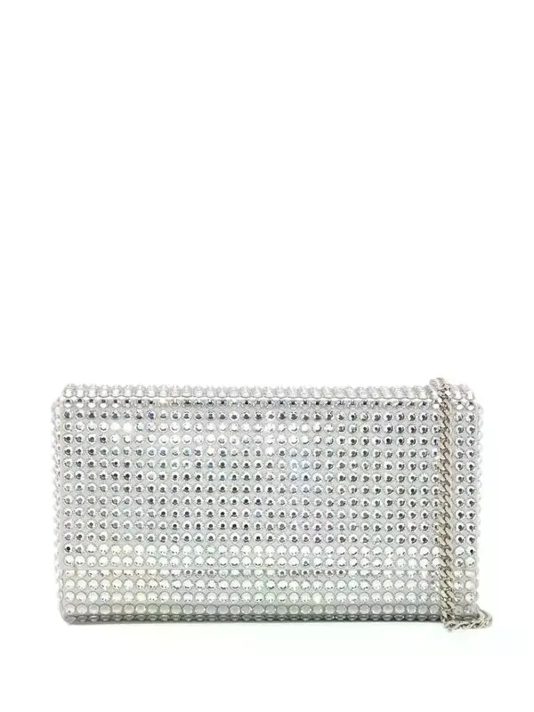 Amina Muaddi Paloma Crystal Shoulder Bag