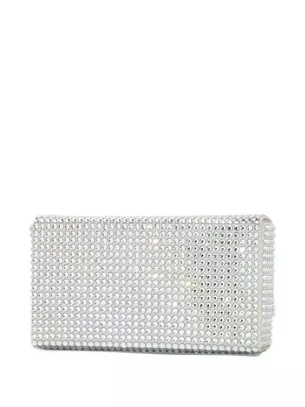 Amina Muaddi Paloma Crystal Shoulder Bag