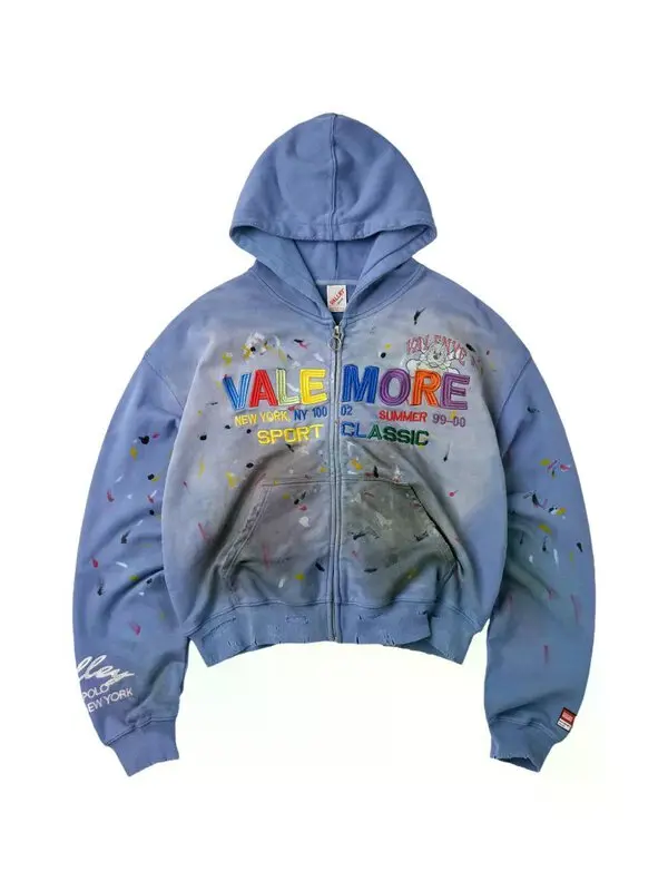 VALE FOREVER Sunday Paint-splatter Hoodie